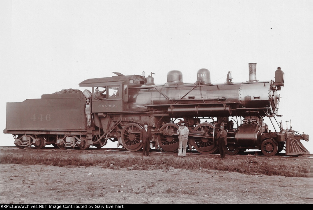 CNW 4-6-0 #446 - Chicago & North Western